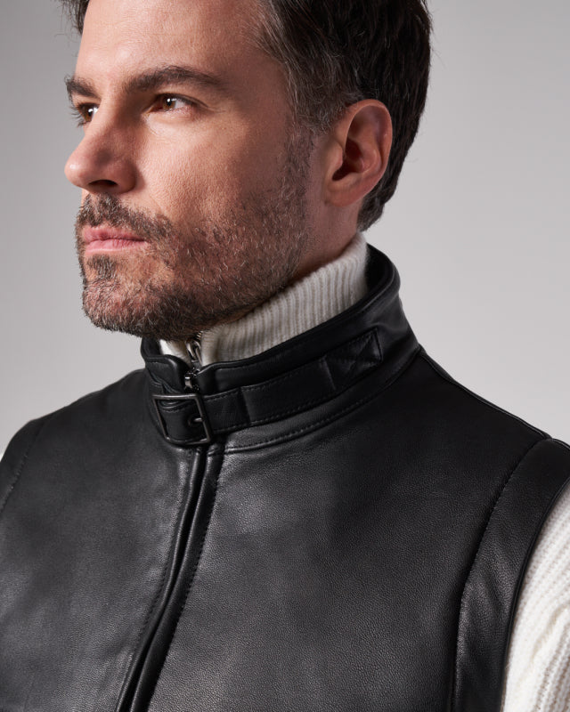 Steel Jacket – Leather & Sweat